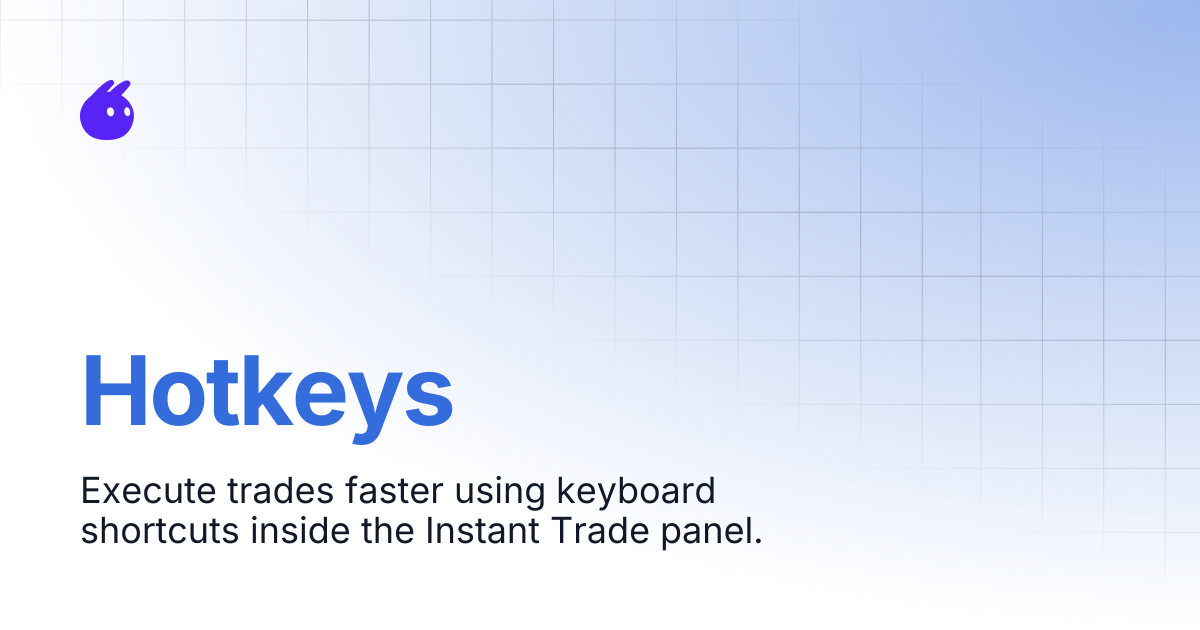 Hotkeys | Frontrun.pro Docs