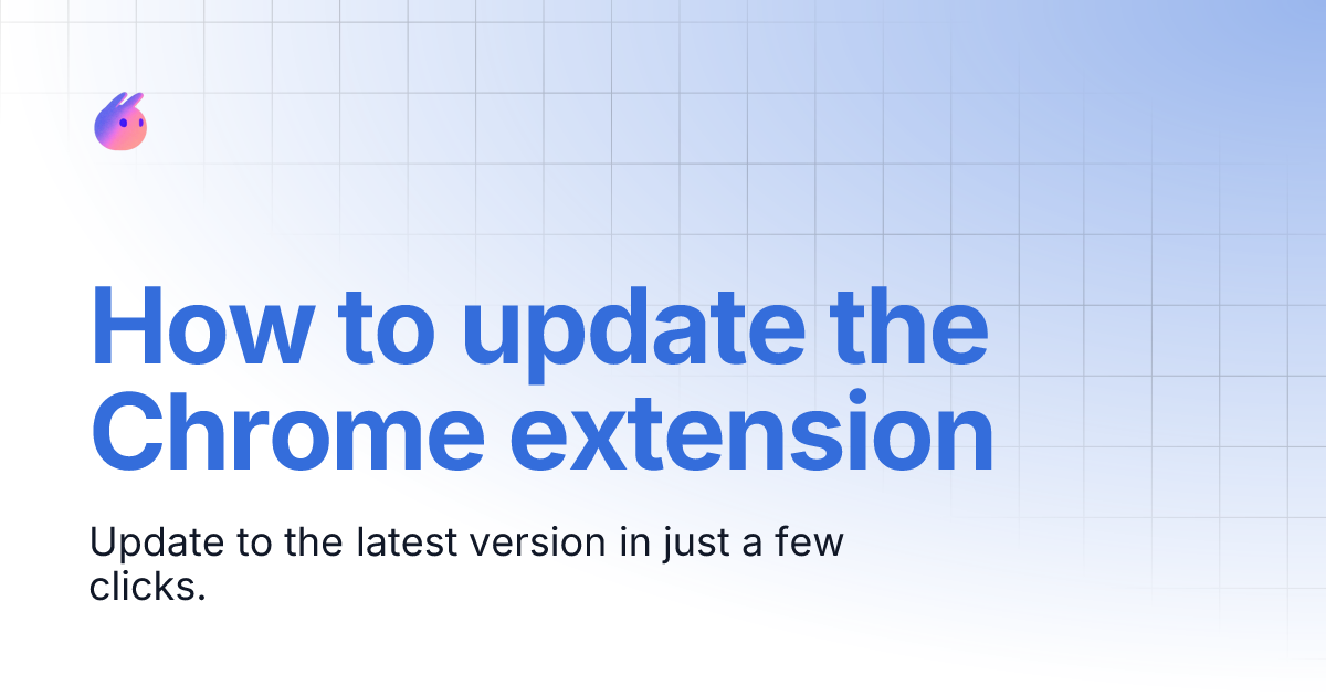 How to update the Chrome extension | Frontrun.pro Docs